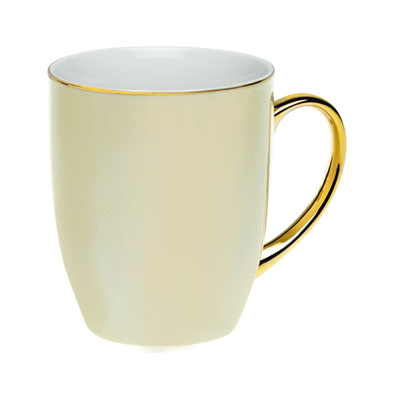 (6) Golden Pearl Coffee Mugs - 355ml|Table Charm Direct