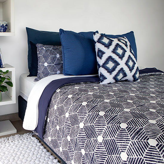 Modern Midnight Set - Navy Double | Table Charm Direct|Table Charm Direct