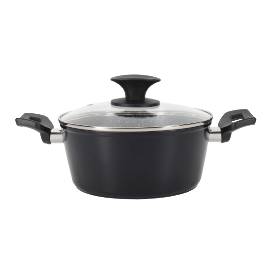 20cm Forged Aluminium Casserole With Lid 2.4Lt|Table Charm Direct