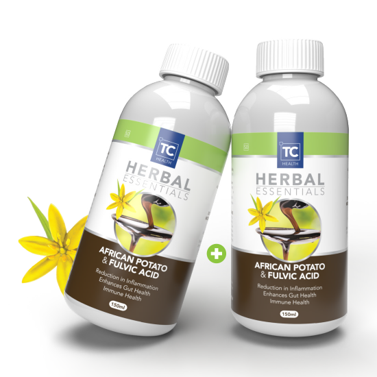 African Potato W/Fulvic Acid Tonic 150ml + 1 Free|Table Charm Direct