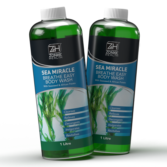 Sea Miracle Breathe Easy Vapour Wash -1lt + 1 Free|Table Charm Direct