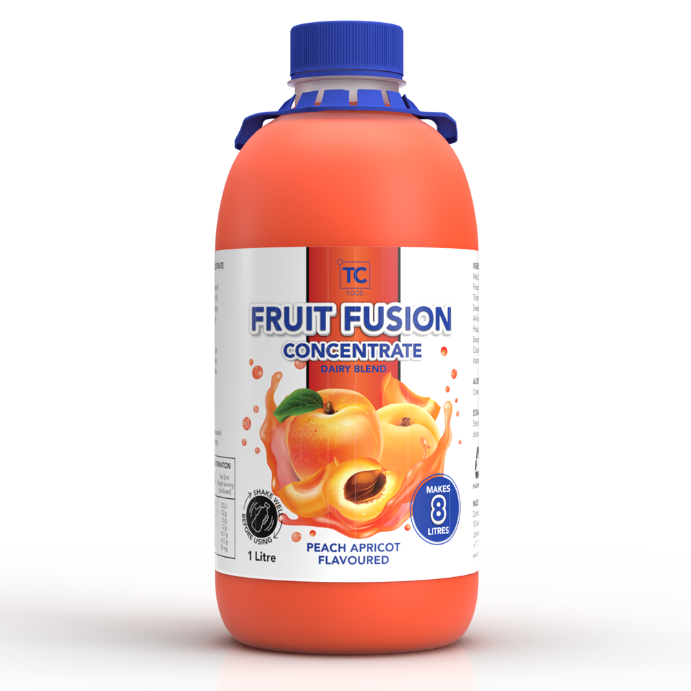 Fruit Fusion Concentrate - Peach Apricot - 1Lt|Table Charm Direct