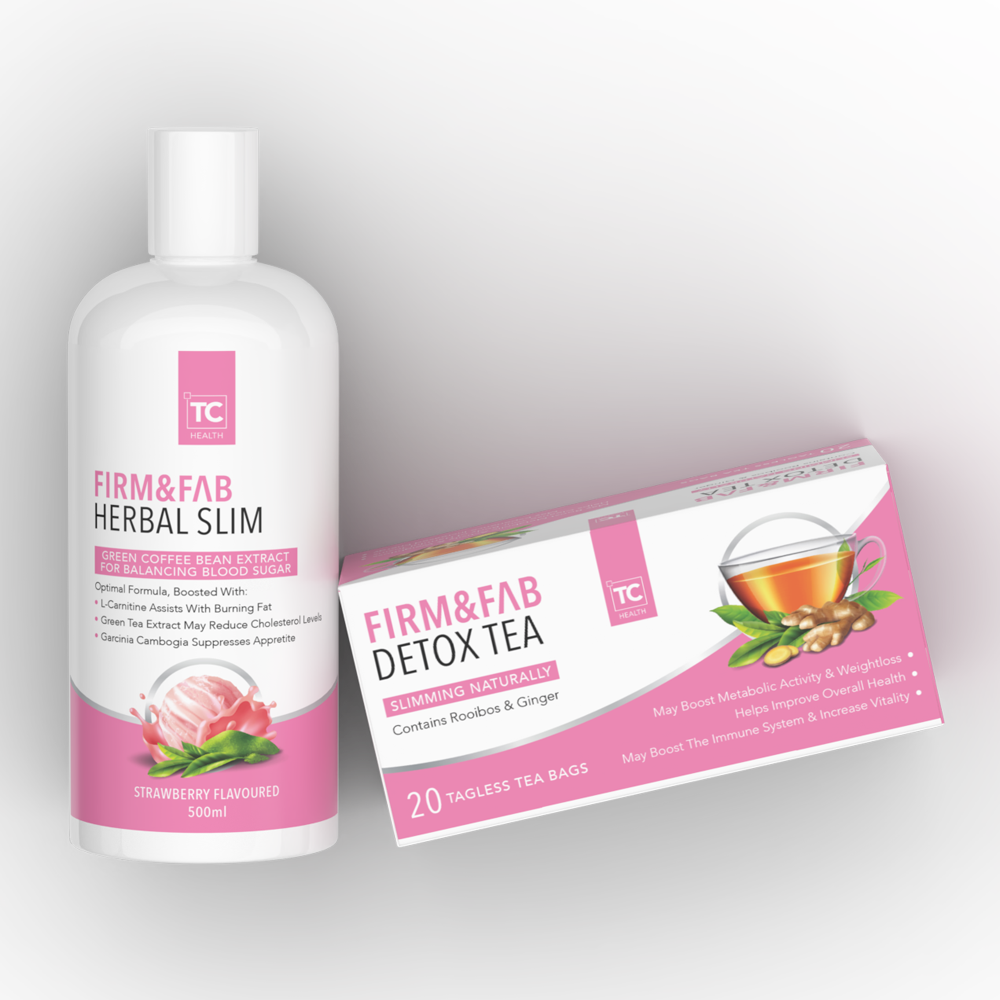 (HL105+ZT20) Herbal Slim + Detox Teabags|Table Charm Direct